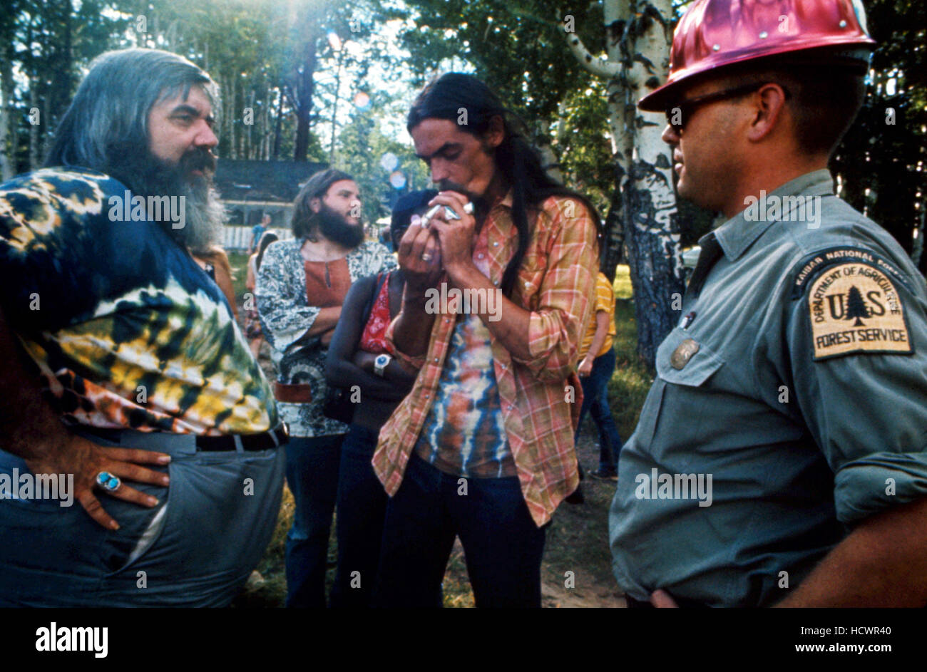 MEDICINE BALL CARAVAN, left- Tom Donahue, 1971 Stock Photo - Alamy