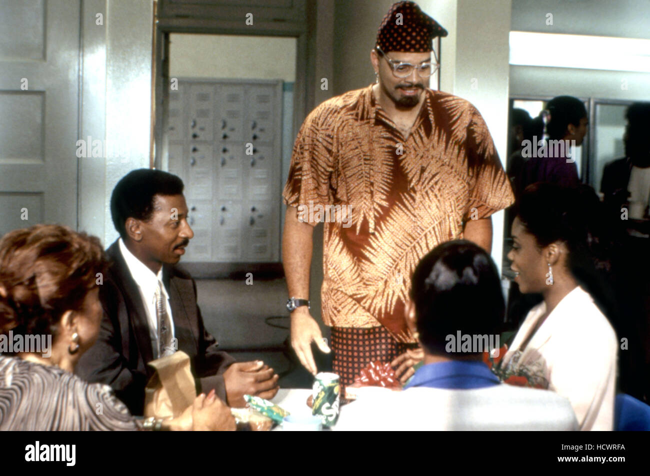 THE METEOR MAN, Robert Townsend (second from left), Sinbad, Stephanie ...