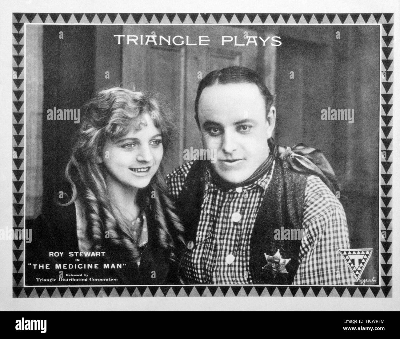 THE MEDICINE MAN, from left: Ann Forrest, Roy Stewart, 1917 Stock Photo ...