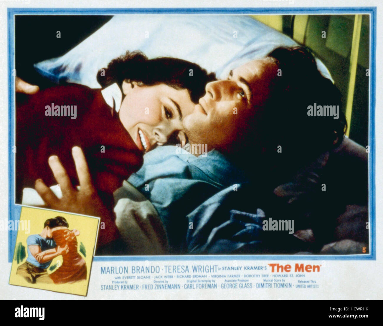THE MEN, Teresa Wright, Marlon Brando, 1950 Stock Photo - Alamy