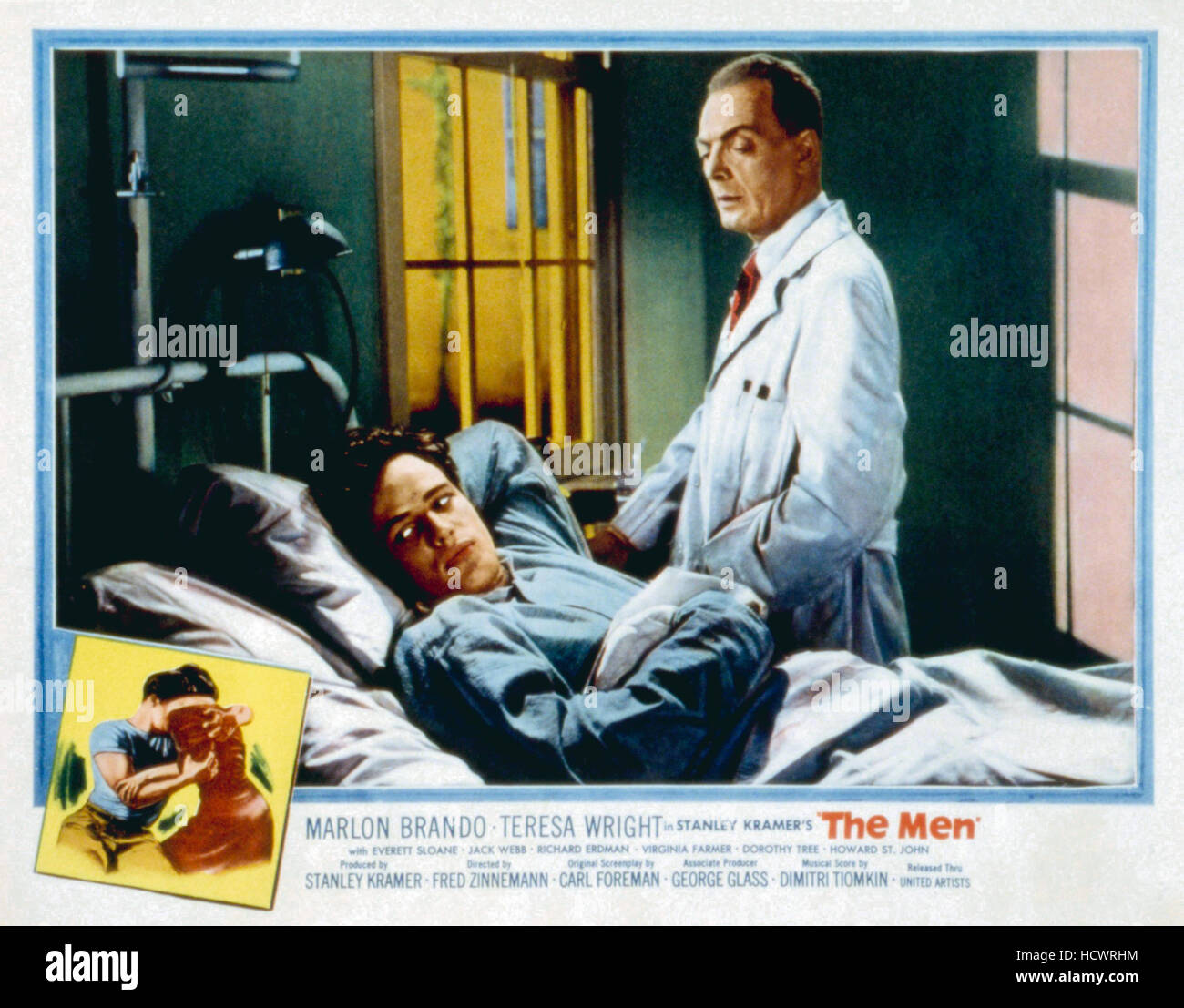 THE MEN, Marlon Brando, Everett Sloane, 1950 Stock Photo - Alamy