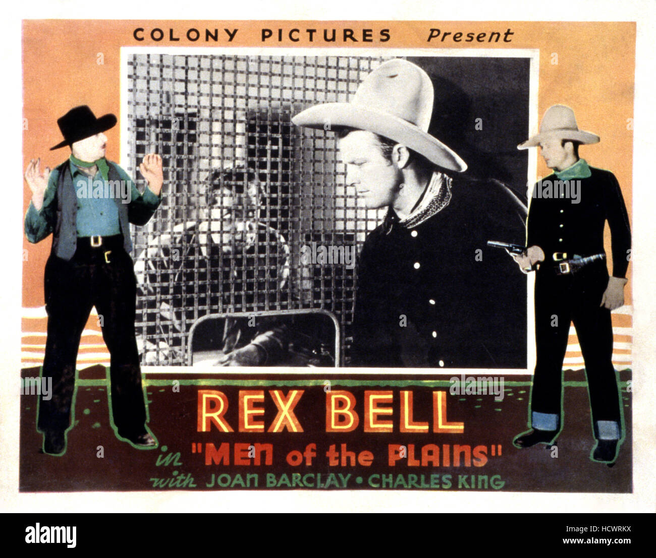 MEN OF THE PLAINS, Rex Bell, 1936 Stock Photo - Alamy