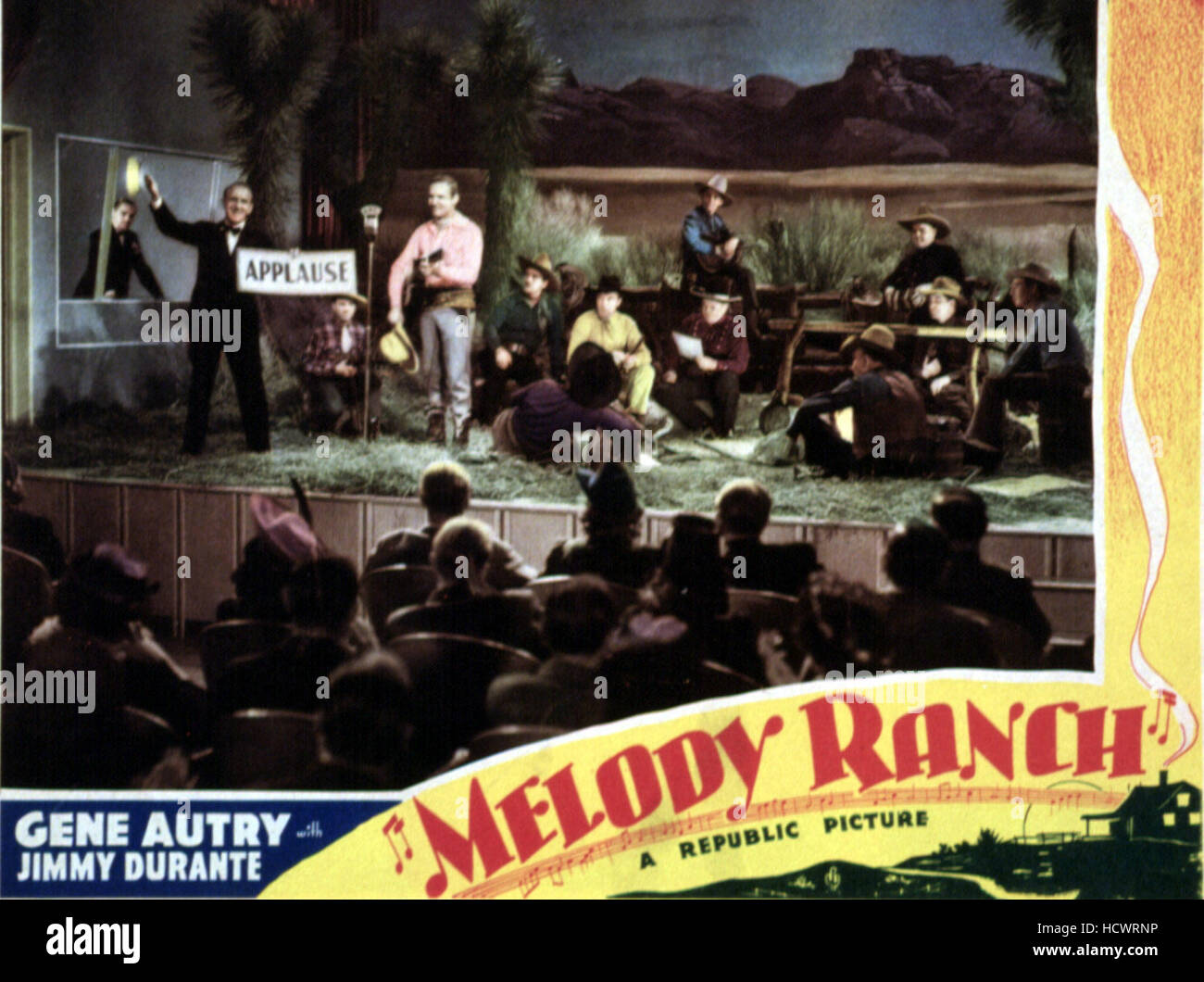 MELODY RANCH, Jimmy Durante, Gene Autry, 1940 Stock Photo - Alamy