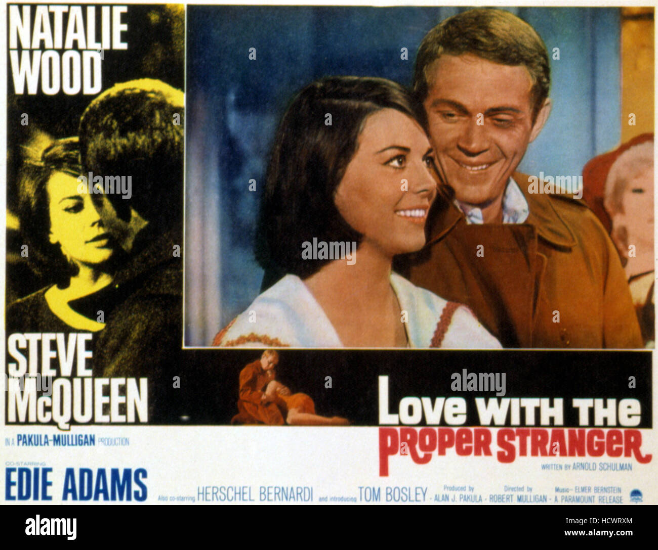 LOVE WITH THE PROPER STRANGER, Natalie Wood, Steve McQueen, 1963 Stock Photo - Alamy
