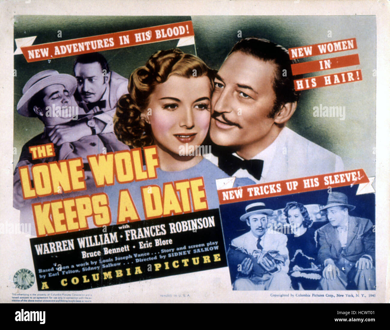 THE LONE WOLF KEEPS A DATE, Eric Blore, Warren William, Frances ...