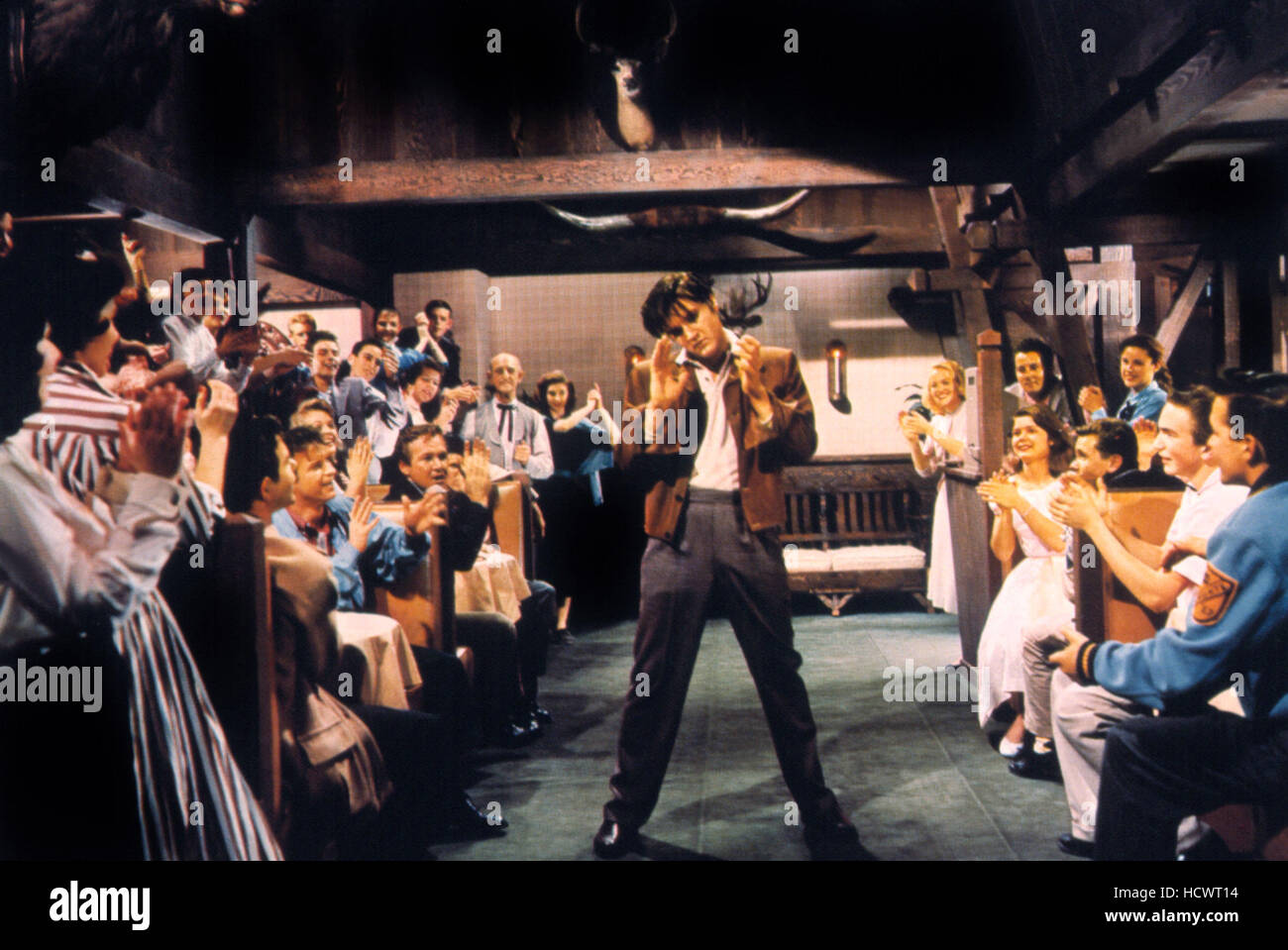 LOVING YOU, Elvis Presley, 1957, performing Stock Photo - Alamy