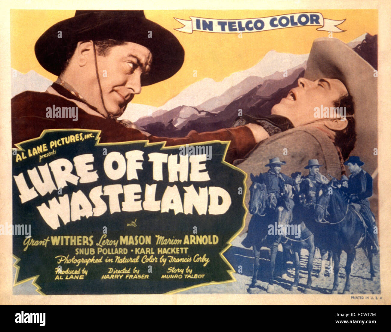 LURE OF THE WASTELAND, Grant Withers, LeRoy Mason, 1939 Stock Photo - Alamy