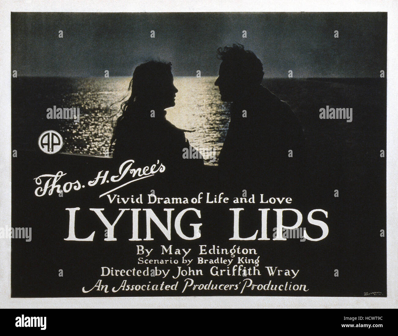 LYING LIPS, U.S. lobbycard, 1921 Stock Photo - Alamy