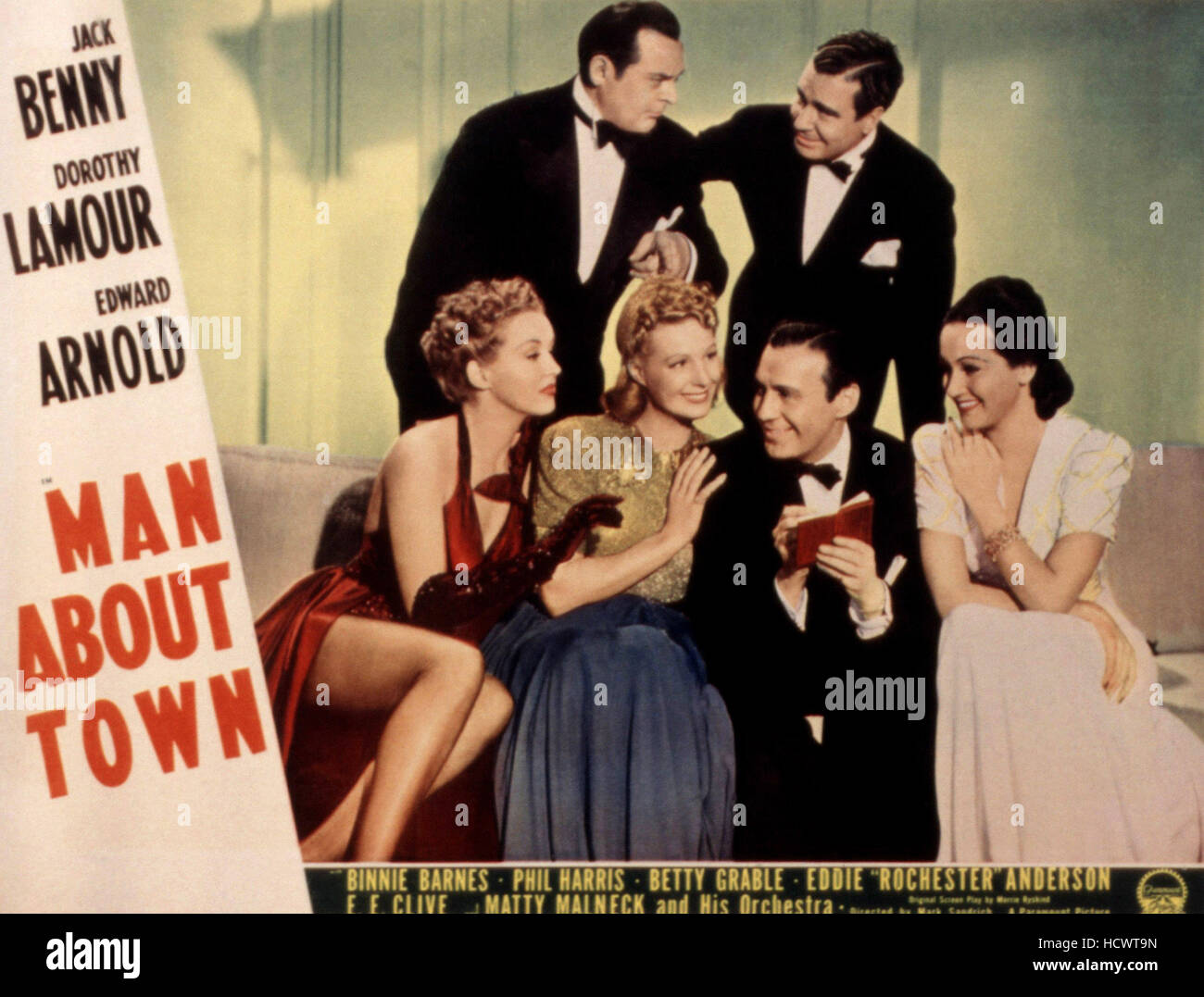 MAN ABOUT TOWN, (top), Phil Harris, Edward Arnold, (bottom), Betty ...