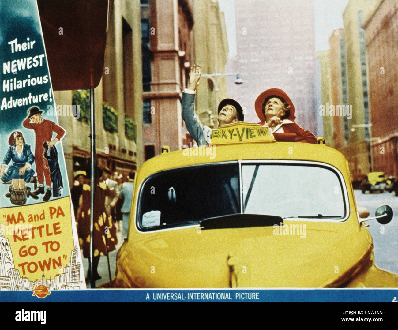 MA AND PA KETTLE GO TO TOWN, from left, Percy Kilbride, Marjorie Main ...