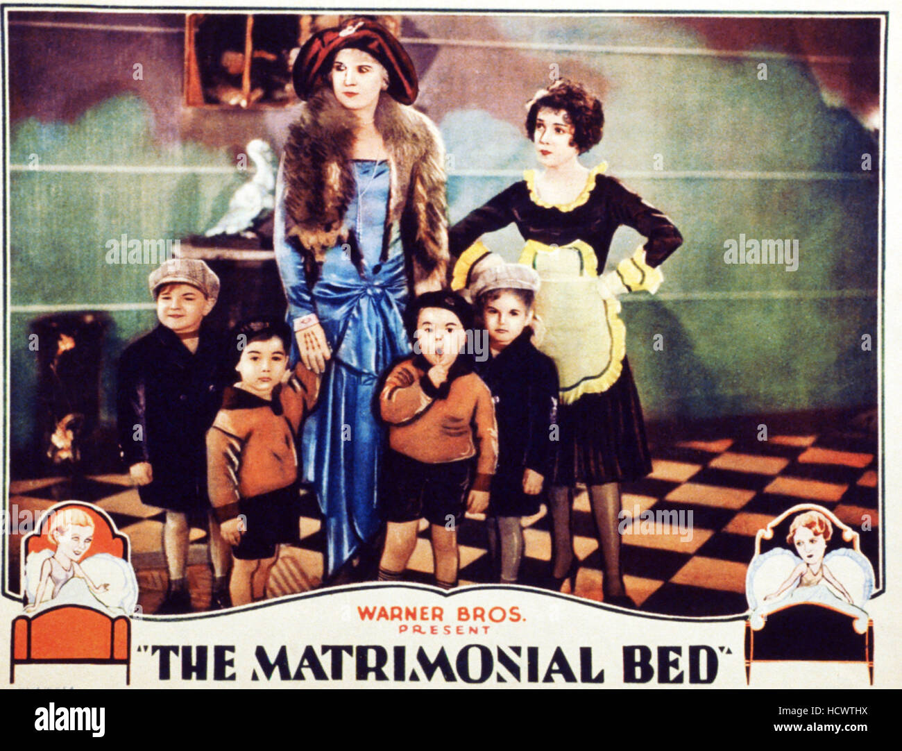 THE MATRIMONIAL BED, l-r: Lilyan Tashman, Marion Byron on lobbycard ...
