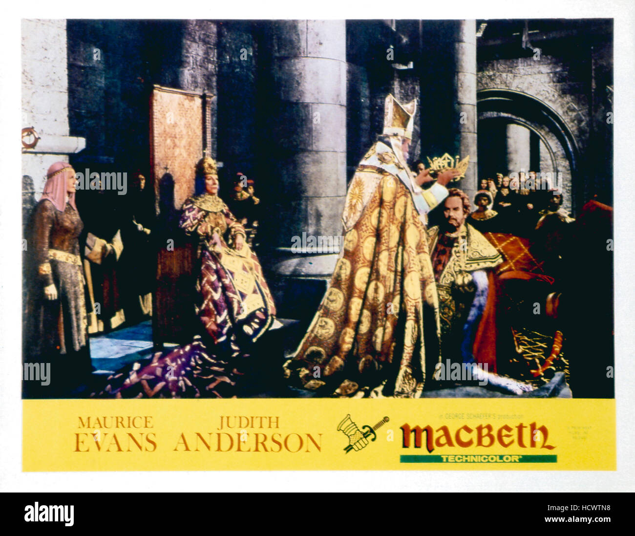MACBETH, Judith Anderson, Maurice Evans, lobby card, poster art, 1960 ...