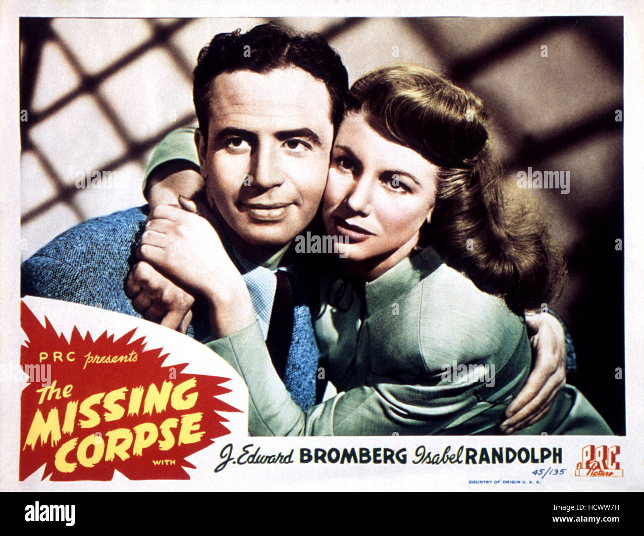 THE MISSING CORPSE, from left: John Shay, Isabel Randolph, 1945 Stock ...