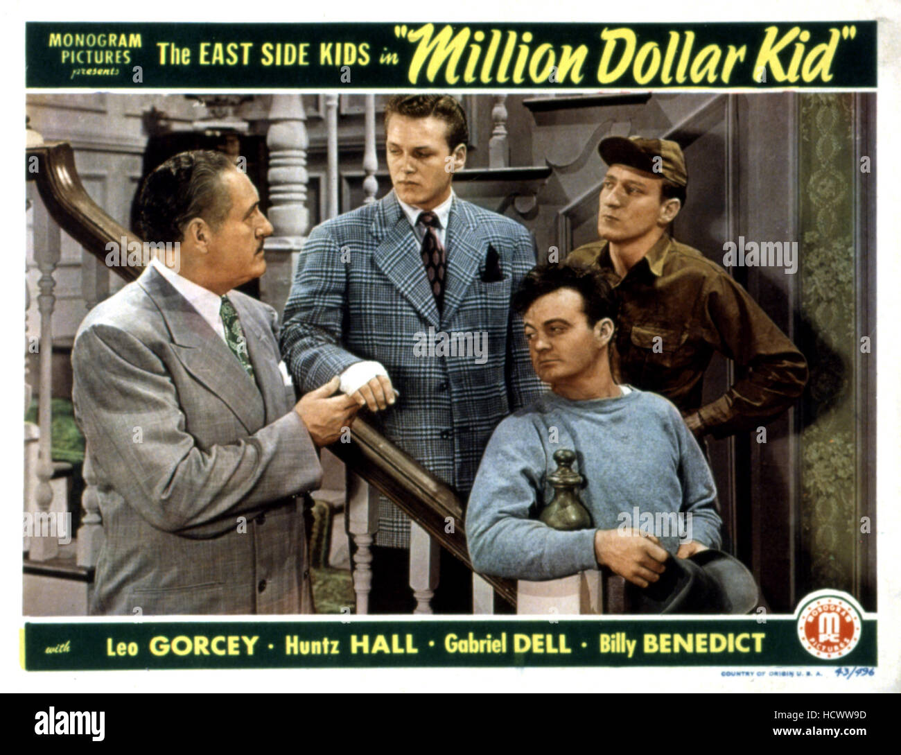 MILLION DOLLAR KID, Herbert Heyes, Johnny Duncan, Leo Gorcey, Huntz ...