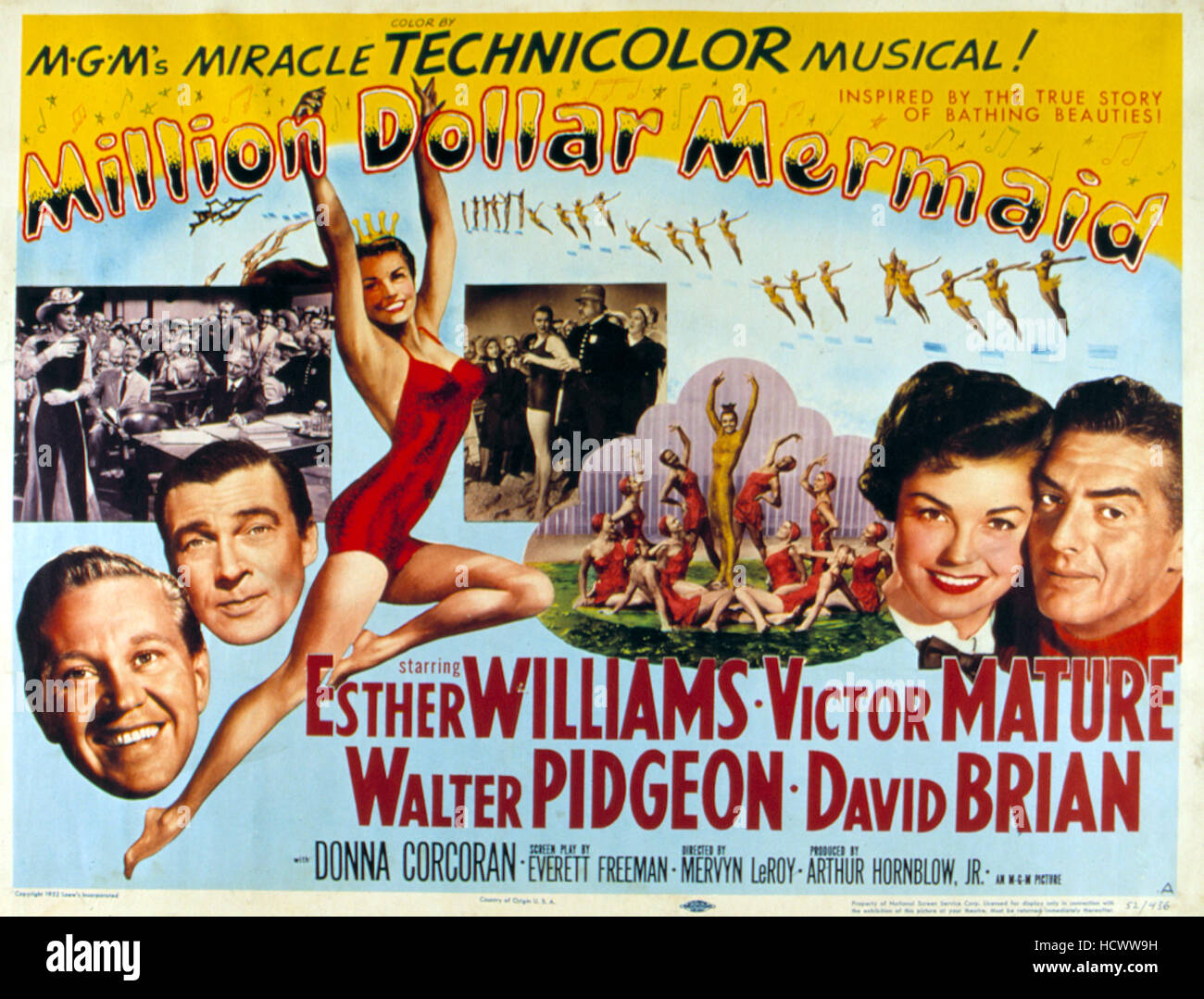 MILLION DOLLAR MERMAID, Esther Williams, 1952 Stock Photo - Alamy