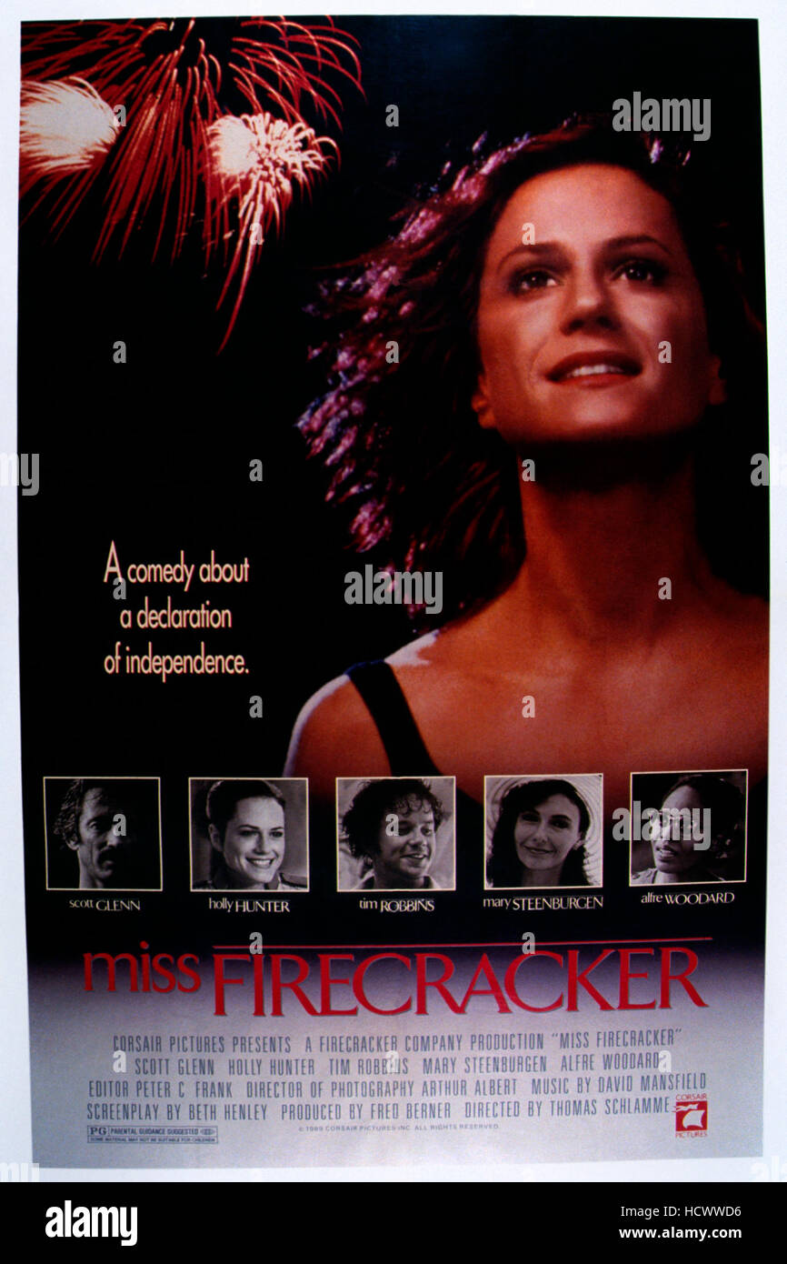 MISS FIRECRACKER, US poster, Holly Hunter (top), bottom from left ...