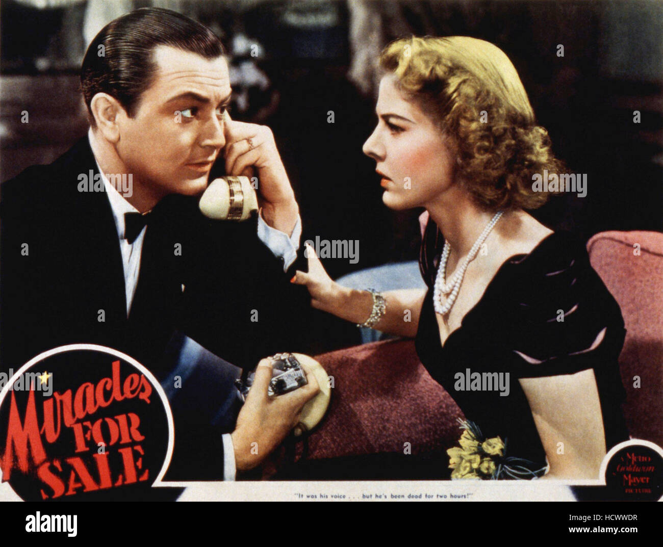 MIRACLES FOR SALE, Robert Young, Florence Rice, 1939 Stock Photo - Alamy