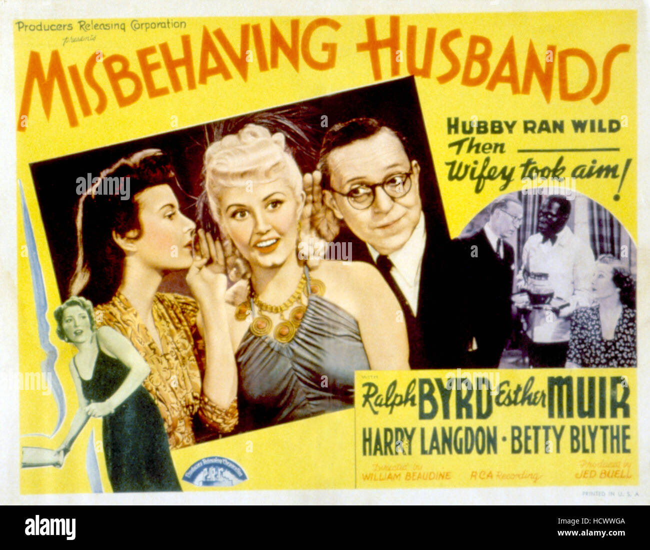 MISBEHAVING HUSBANDS, Harry Langdon, 1940 Stock Photo - Alamy
