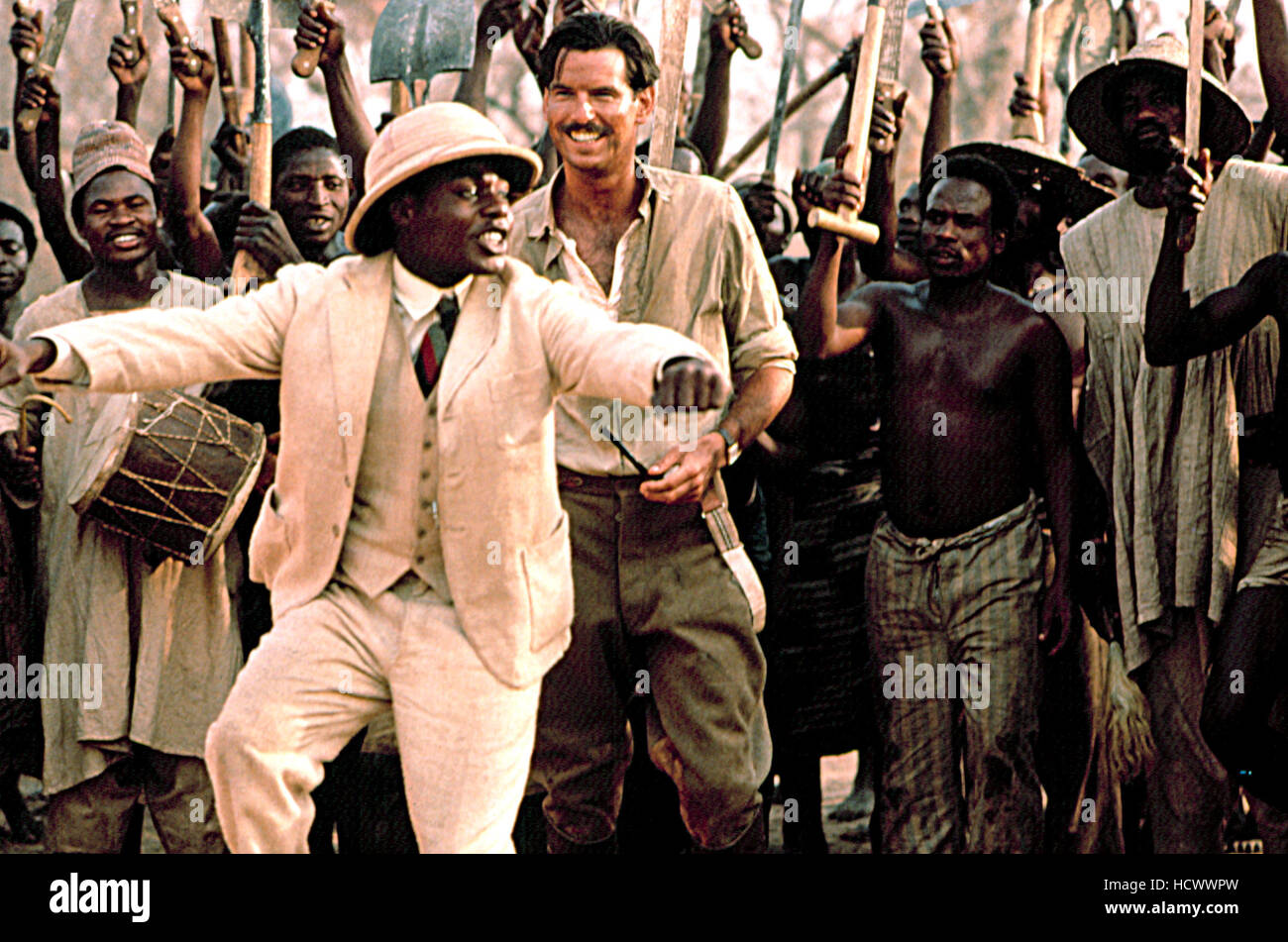 MISTER JOHNSON, Maynard Eziashi, Pierce Brosnan, 1990 Stock Photo - Alamy