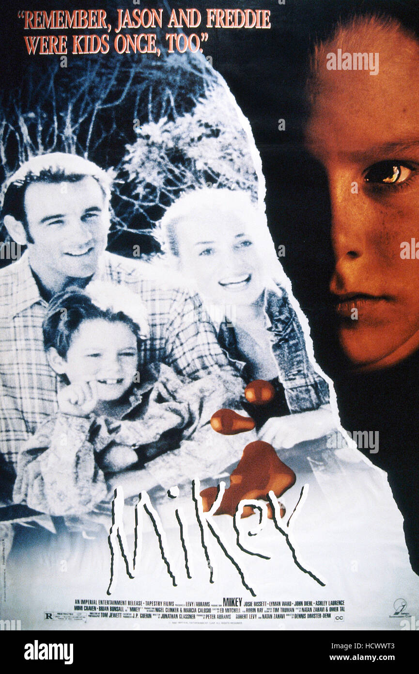 MIKEY, from left: John Diehl, Brian Bonsall (front), Mimi Craven, Brian ...