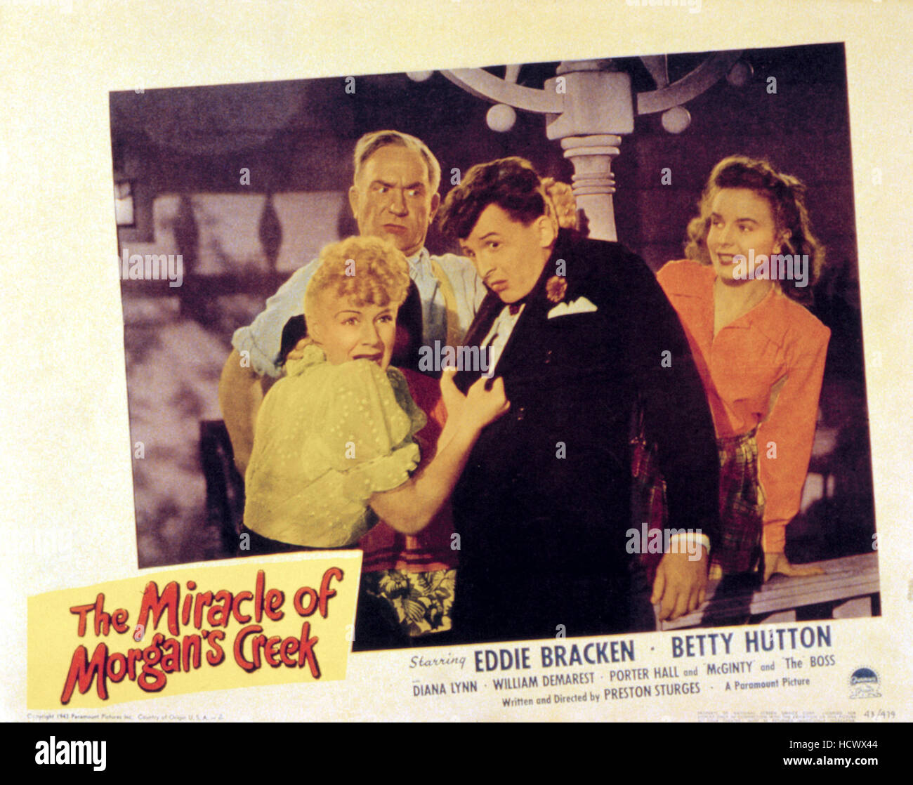 The Miracle Of Morgan S Creek Betty Hutton Eddie Bracken Diana Lynn