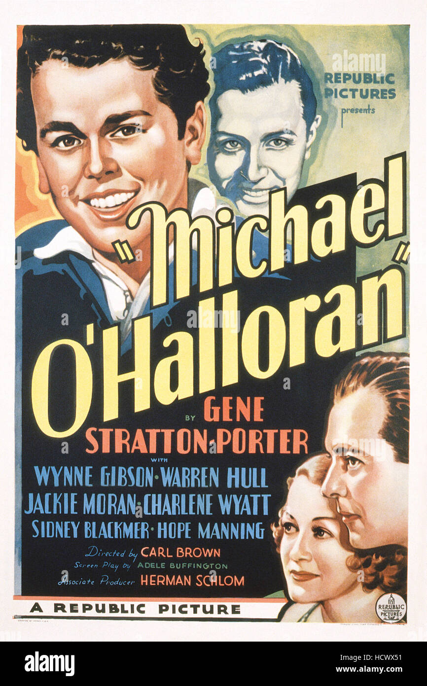 MICHAEL O'HALLORAN, US poster, Jackie Moran (top left), Wynne Gibson ...