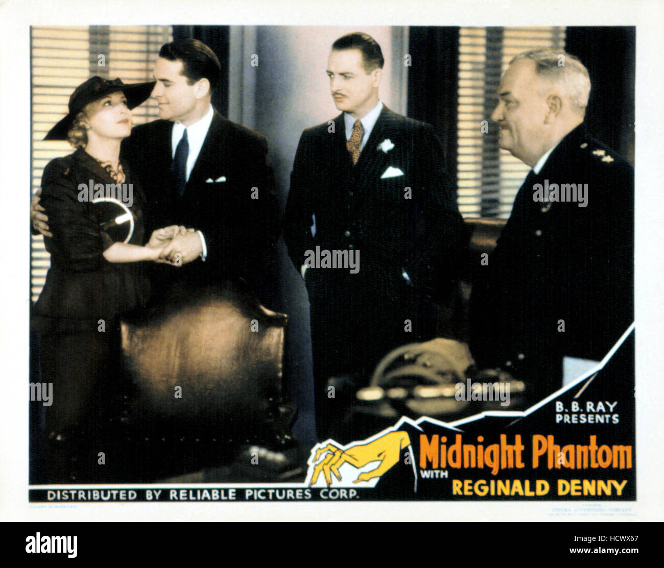 MIDNIGHT PHANTOM, Claudia Dell, Lloyd Hughes, Reginald Denny, Jim Farley, 1935 Stock Photo - Alamy