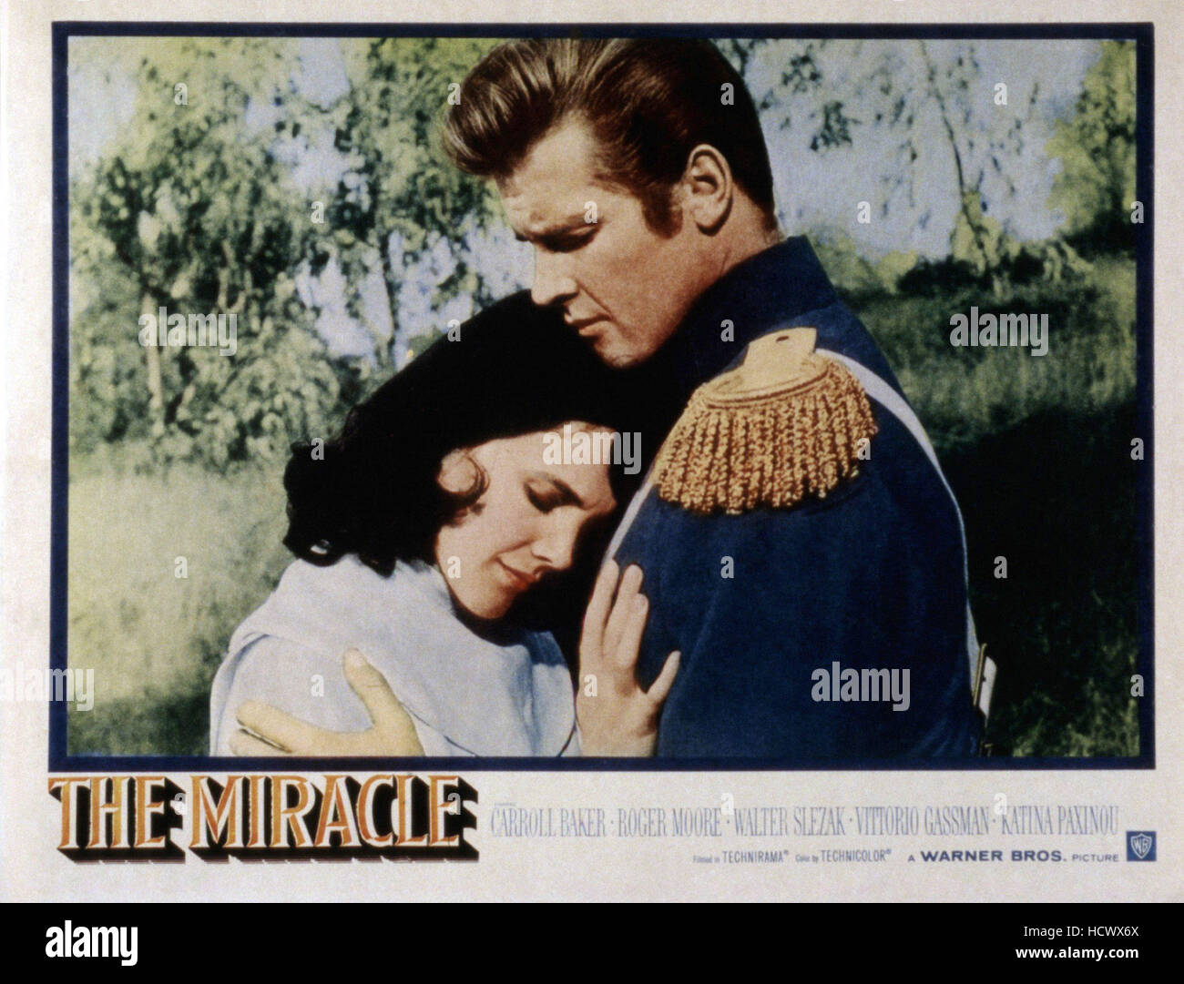 THE MIRACLE, Carroll Baker, Roger Moore, 1959 Stock Photo - Alamy