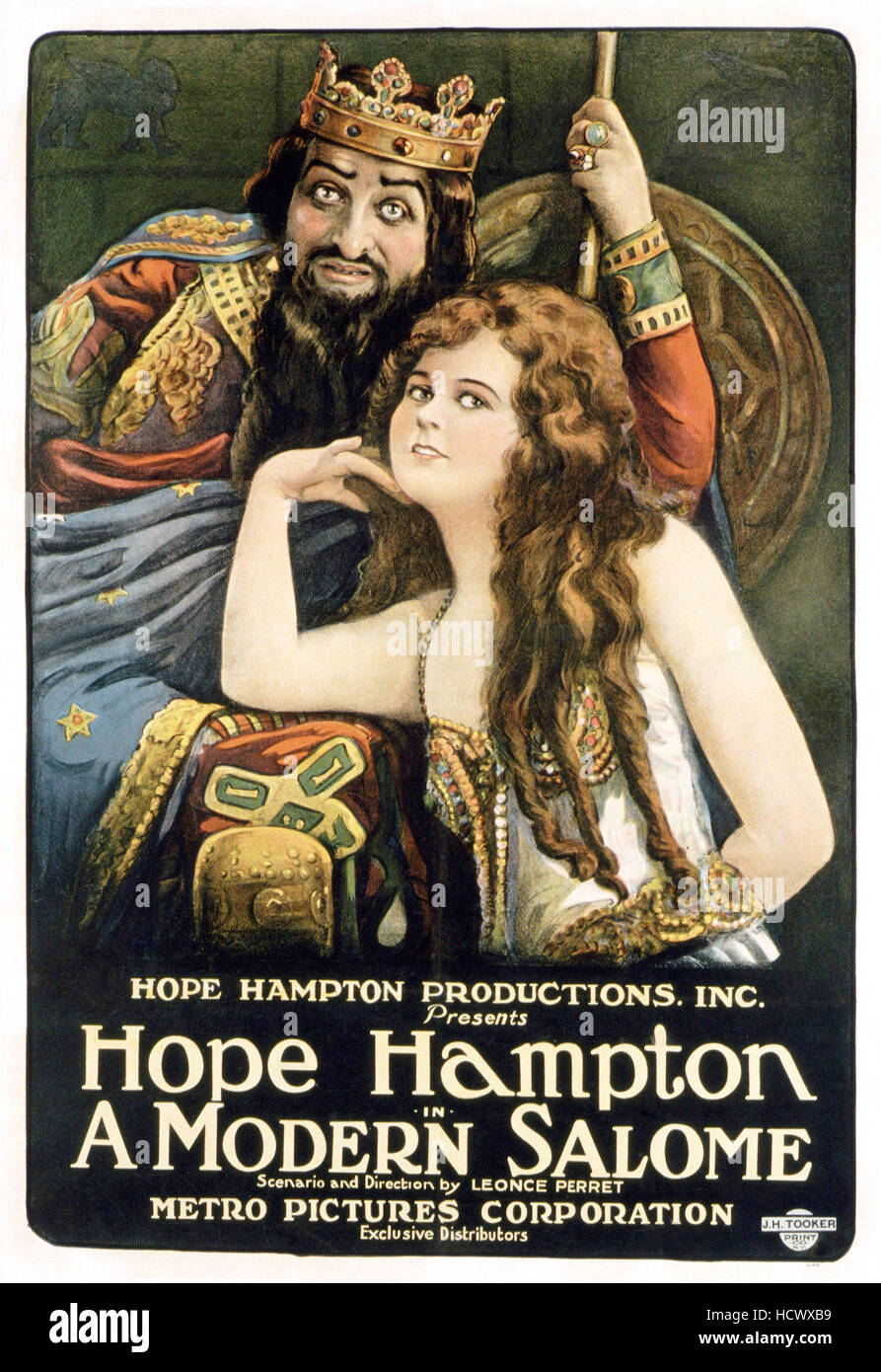 A MODERN SALOME, Hope Hampton (right), 1920 Stock Photo - Alamy