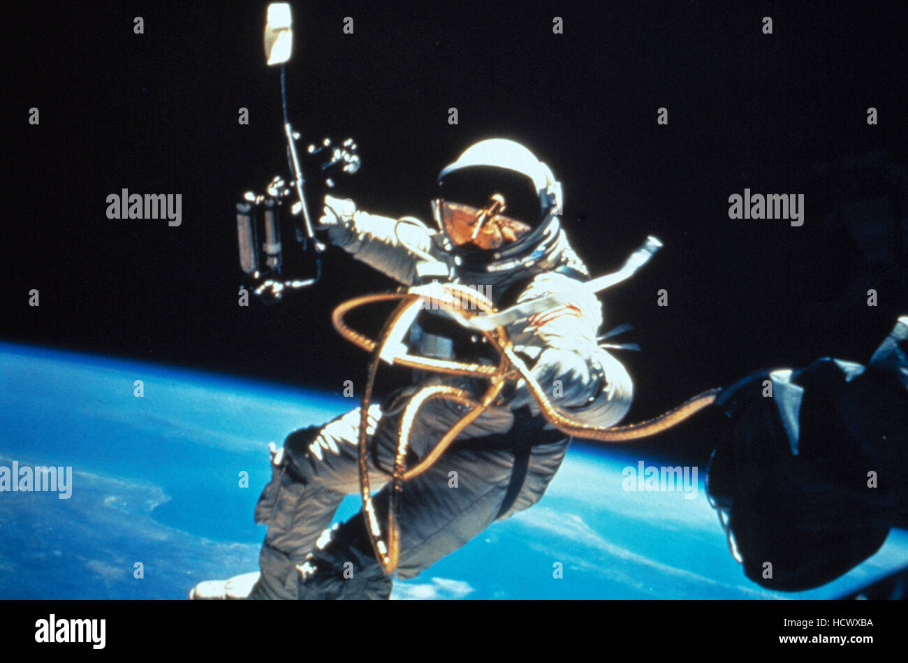 MOON SHOT, Buzz Aldrin space walk during GEMINI XII flight, 1966, documentary film released 1995 ...