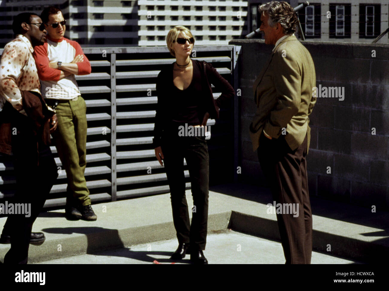 MOD SQUAD, Omar Epps, Giovanni Ribisi, Claire Danes, Dennis Farina, 1999, sunglasses Stock Photo ...