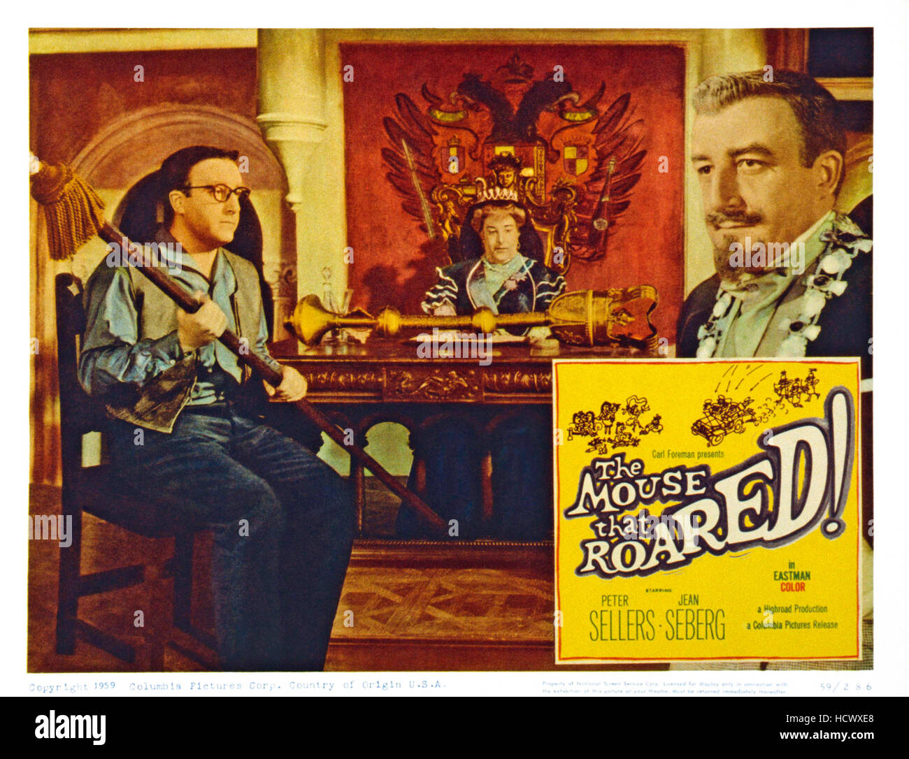 THE MOUSE THAT ROARED, Peter Sellers, (triple exposure), 1959 Stock ...