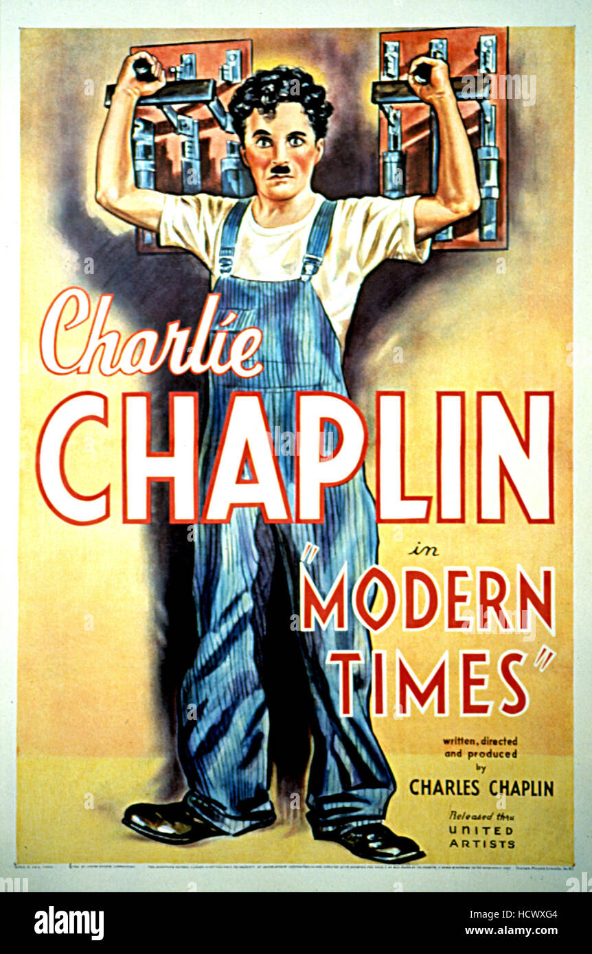 MODERN TIMES, Charlie Chaplin, 1936 Stock Photo - Alamy