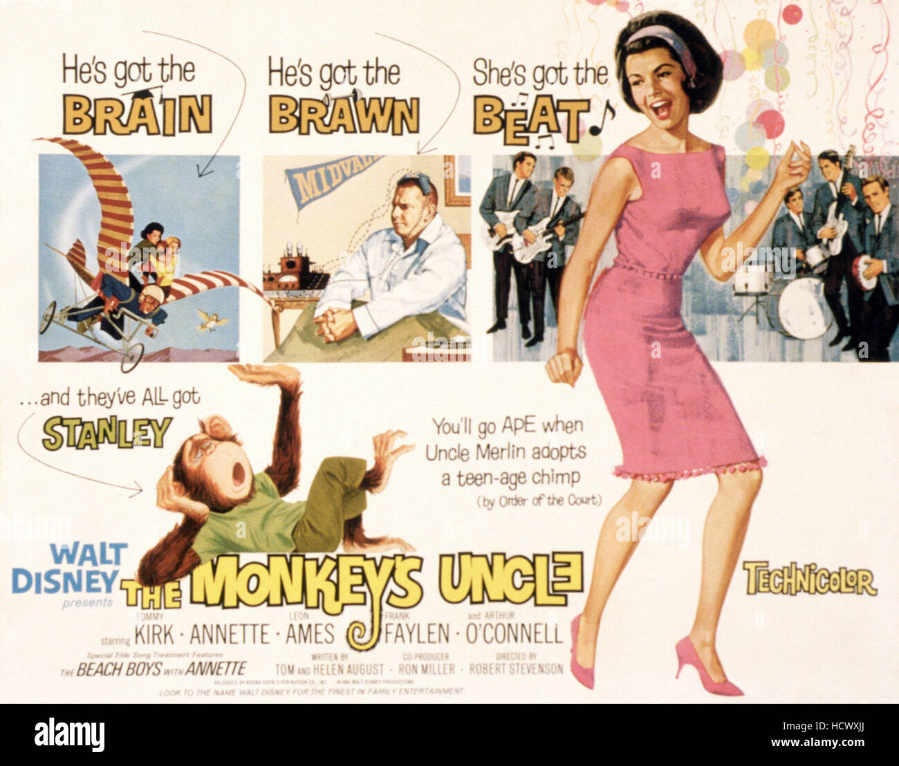 THE MONKEY'S UNCLE, Annette Funicello, 1965 Stock Photo - Alamy