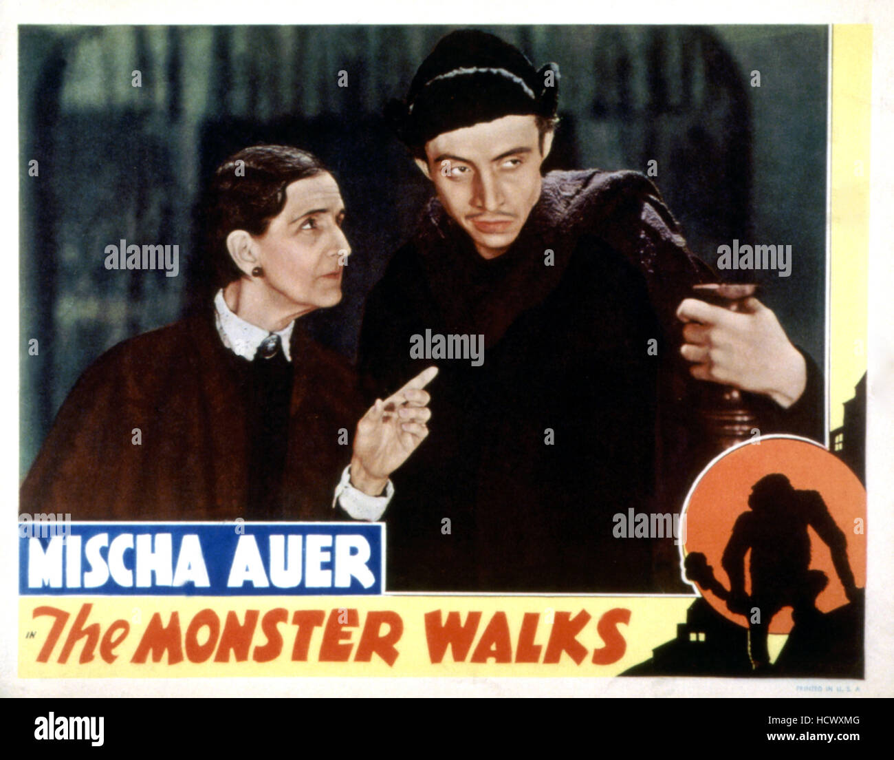 THE MONSTER WALKS, Martha Mattox, Mischa Auer, 1932 Stock Photo - Alamy
