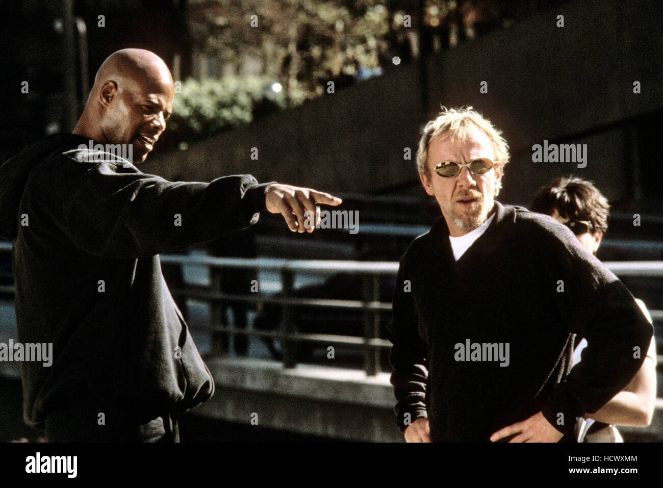 MOST WANTED, from left: Keenan Ivory Wayans, director David Hogan on ...