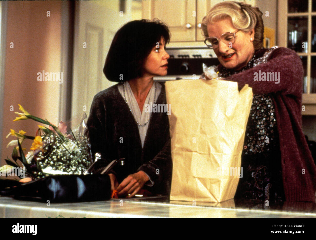 MRS. DOUBTFIRE, Sally Field, Robin Williams, 1993, TM & Copyright (c ...