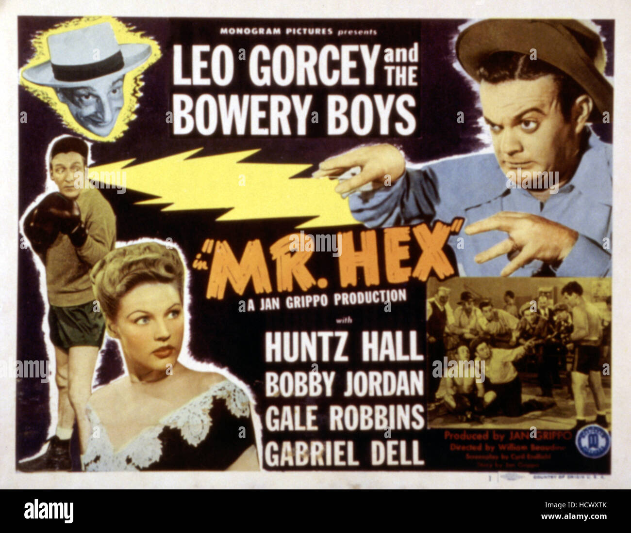 MR. HEX, Huntz Hall, Sammy Cohen, Gale Robbins, Leo Gorcey, 1946 Stock Photo - Alamy