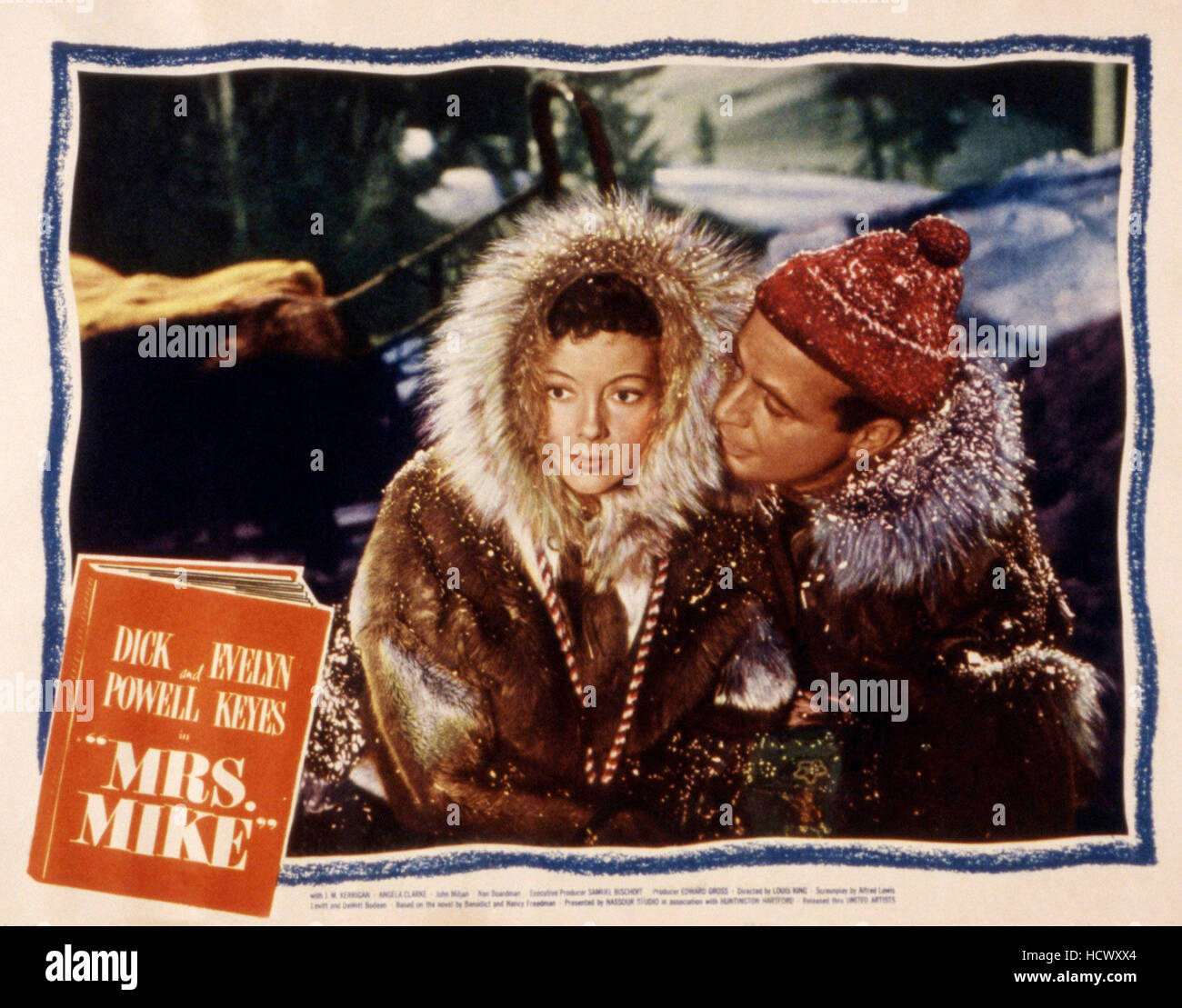 MRS. MIKE, Evelyn Keyes, Dick Powell, 1949 Stock Photo - Alamy