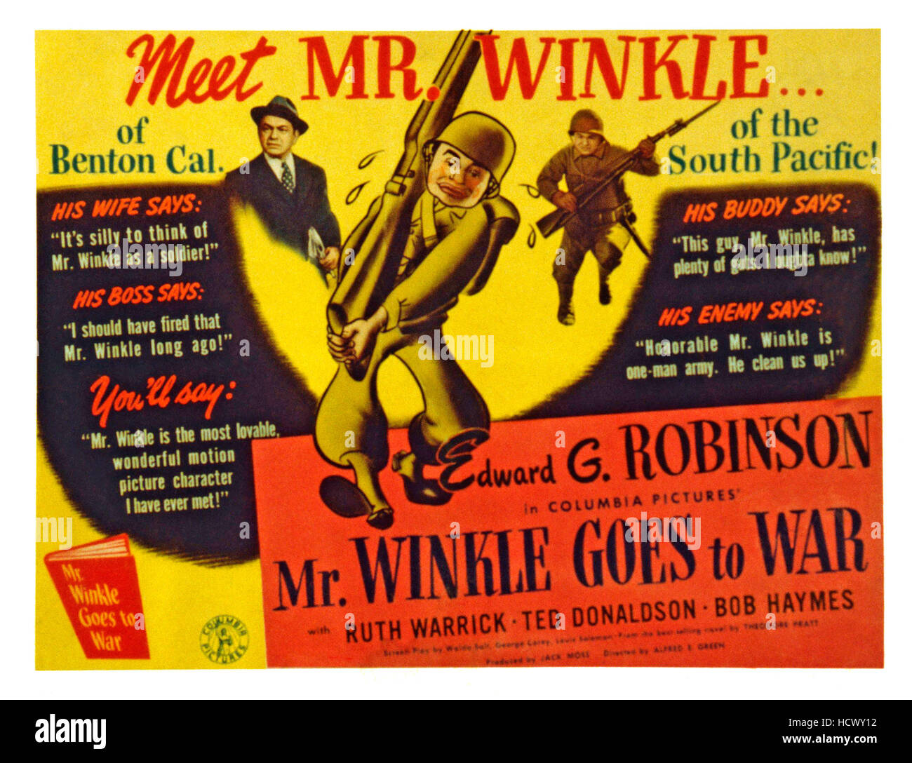 MR. WINKLE GOES TO WAR, Edward G. Robinson, 1944 Stock Photo - Alamy