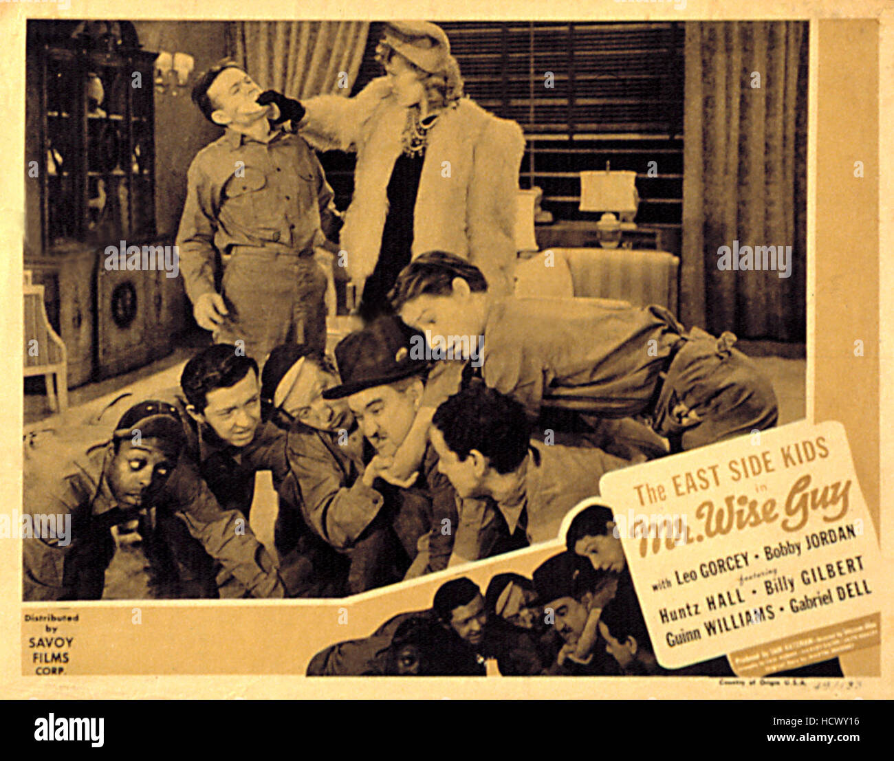 MR. WISE GUY, Ernest Morrison, Bobby Stone, Leo Gorcey, Huntz Hall, Ann Doran, Billy Gilbert ...