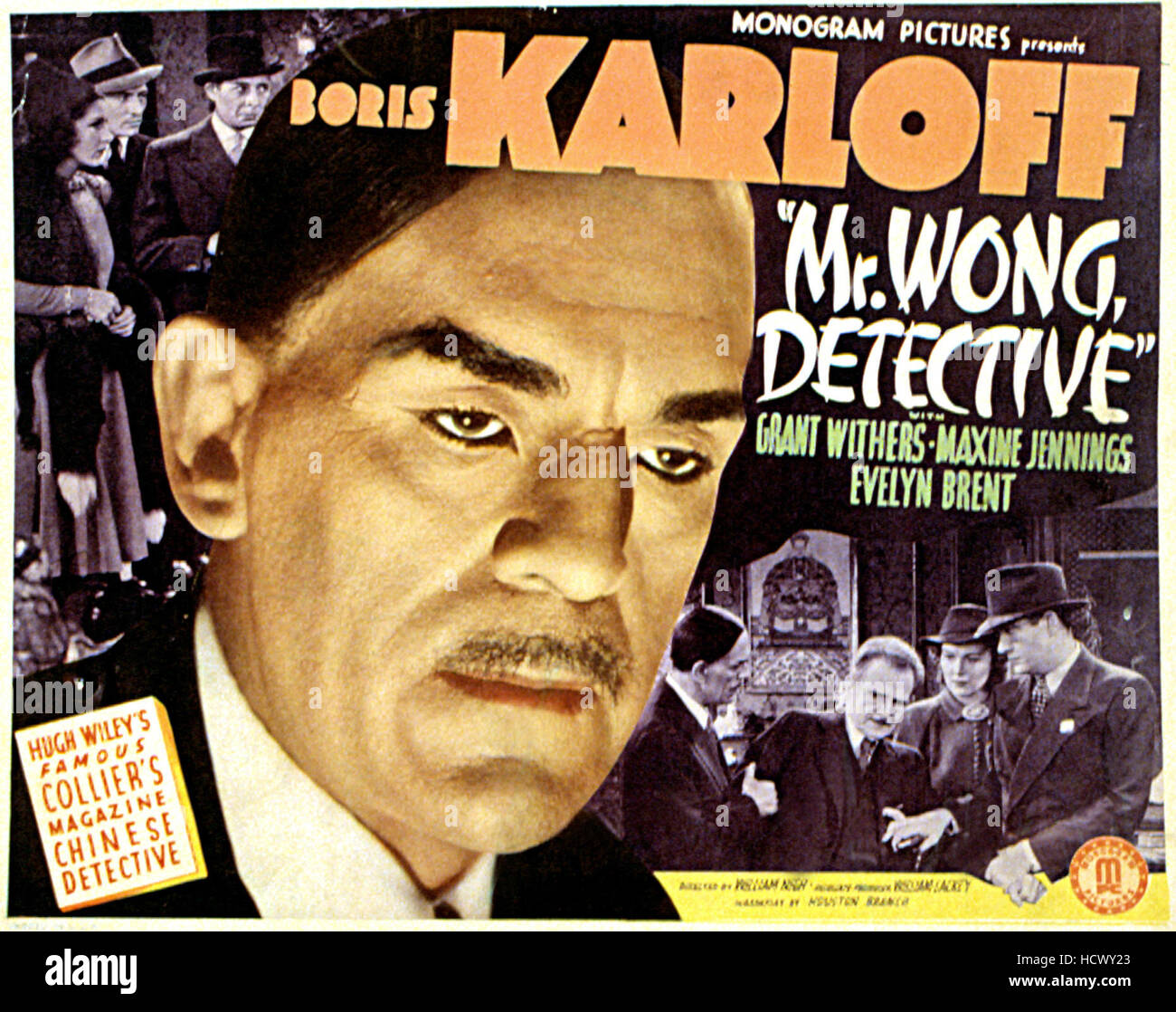 MR. WONG, DETECTIVE, Boris Karloff, Evelyn Brent, Grant Withers, 1938 ...