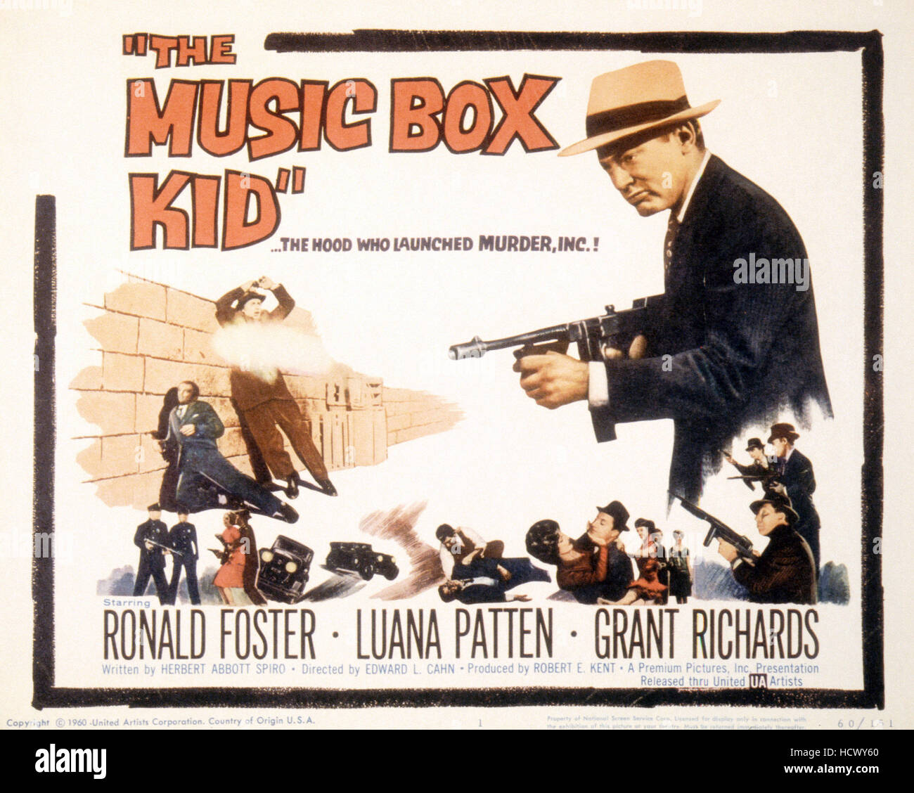 THE MUSIC BOX KID, US poster, Ron Foster, 1960 Stock Photo - Alamy