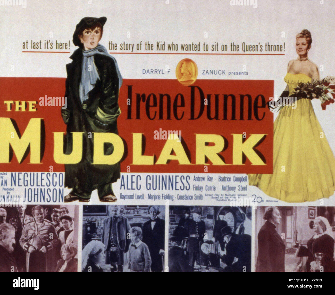 THE MUDLARK, Irene Dunne, Alec Guinness, Andrew Ray, 1950, TM and ...