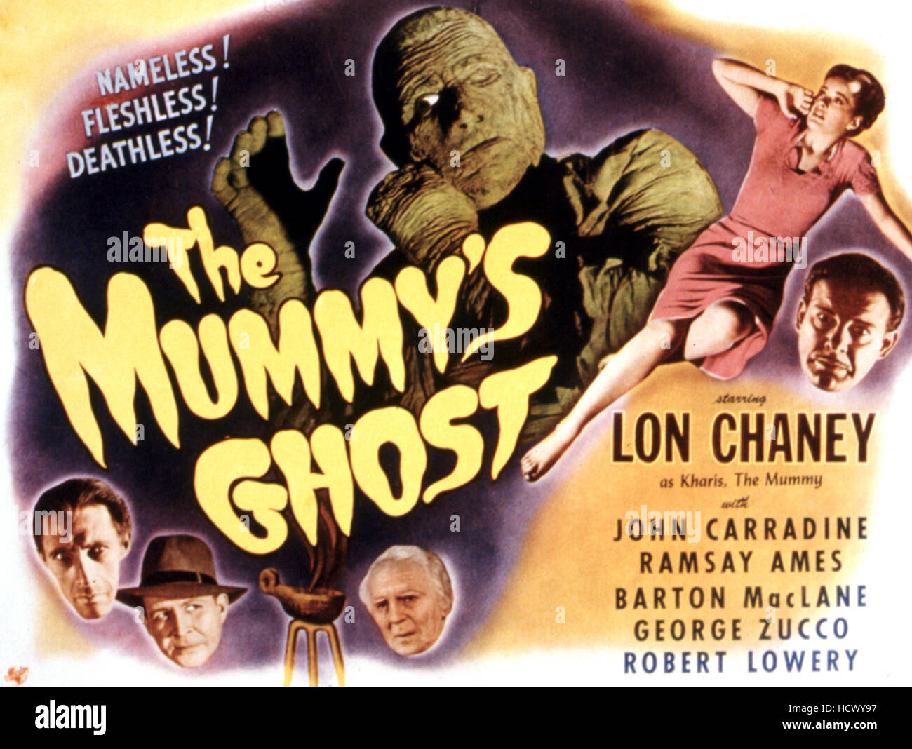 THE MUMMY'S GHOST, Lon Chaney Jr., 1944 Stock Photo - Alamy