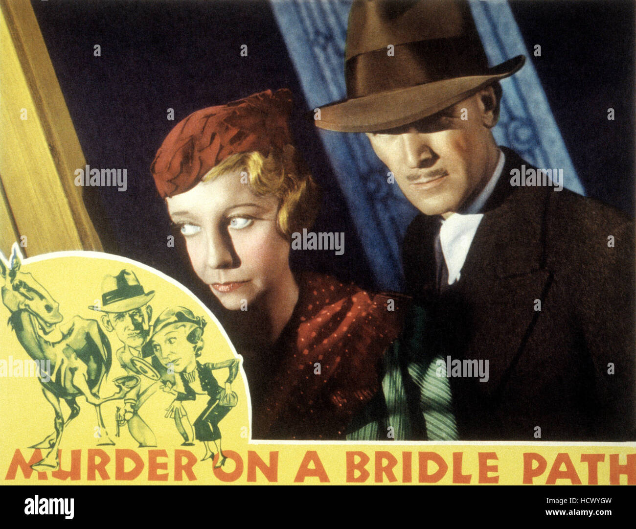 MURDER ON A BRIDLE PATH, from left, Helen Broderick, James Gleason ...