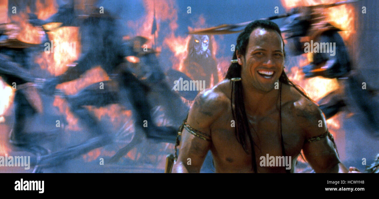 MUMMY RETURNS, The Rock in the scene that was the prequel to "Scorpion ...