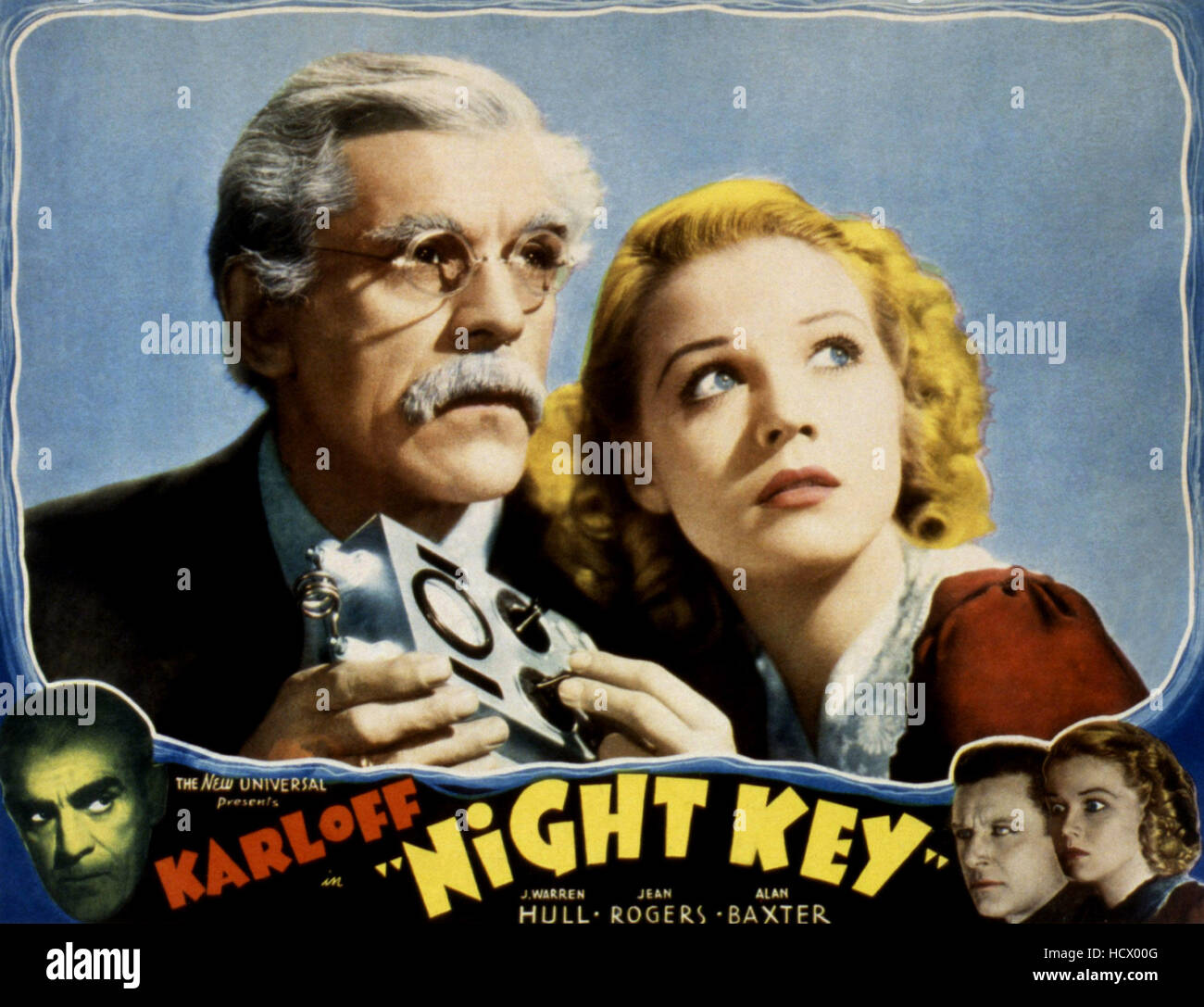 NIGHT KEY, Boris Karloff, Jean Rogers, 1937 Stock Photo - Alamy