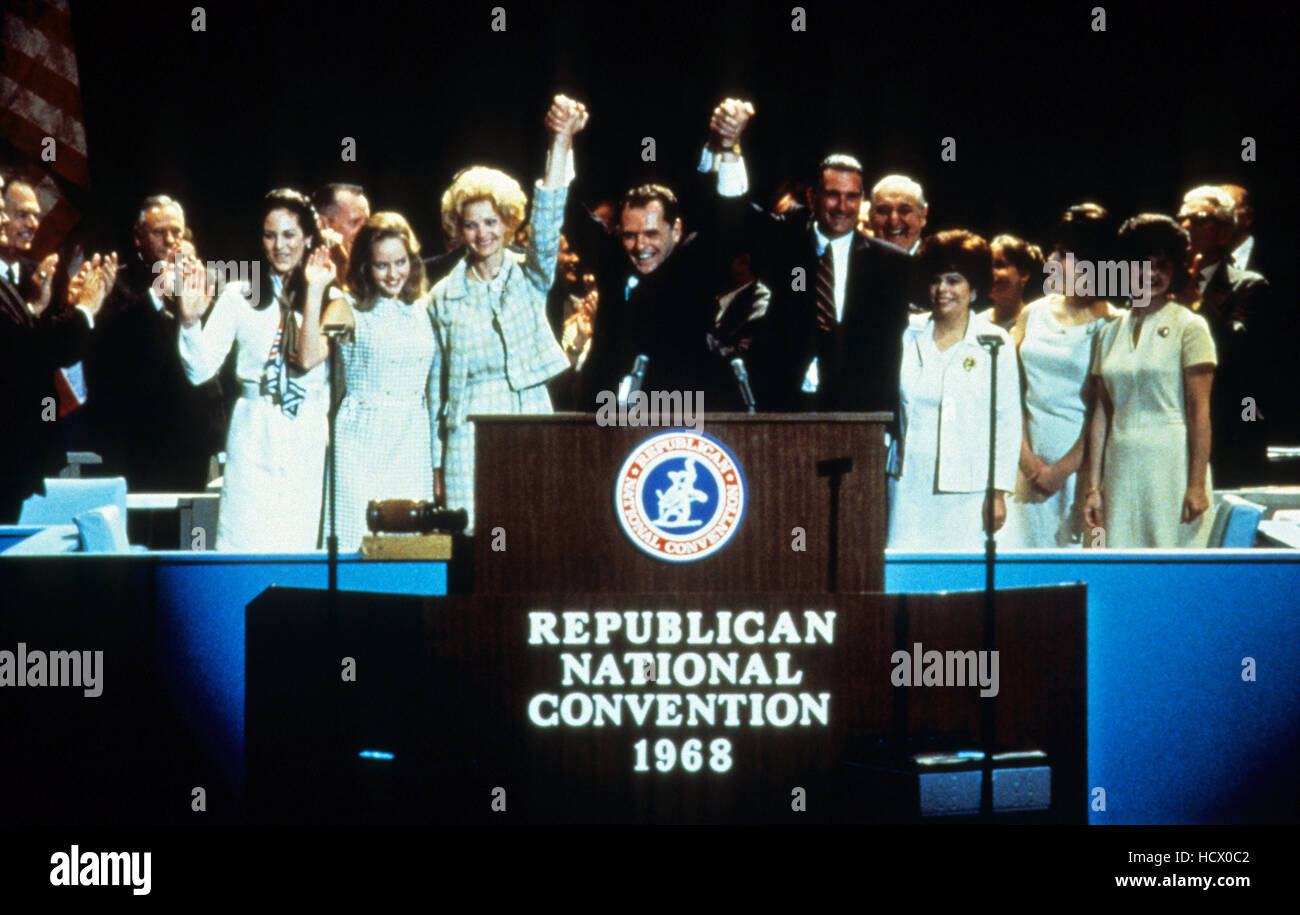 NIXON, from left: Annabeth Gish as Julie Nixon, Marley Shelton as ...