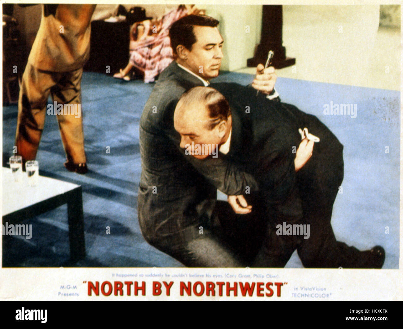 NORTH BY NORTHWEST, Cary Grant, Philip Ober, 1959 Stock Photo - Alamy